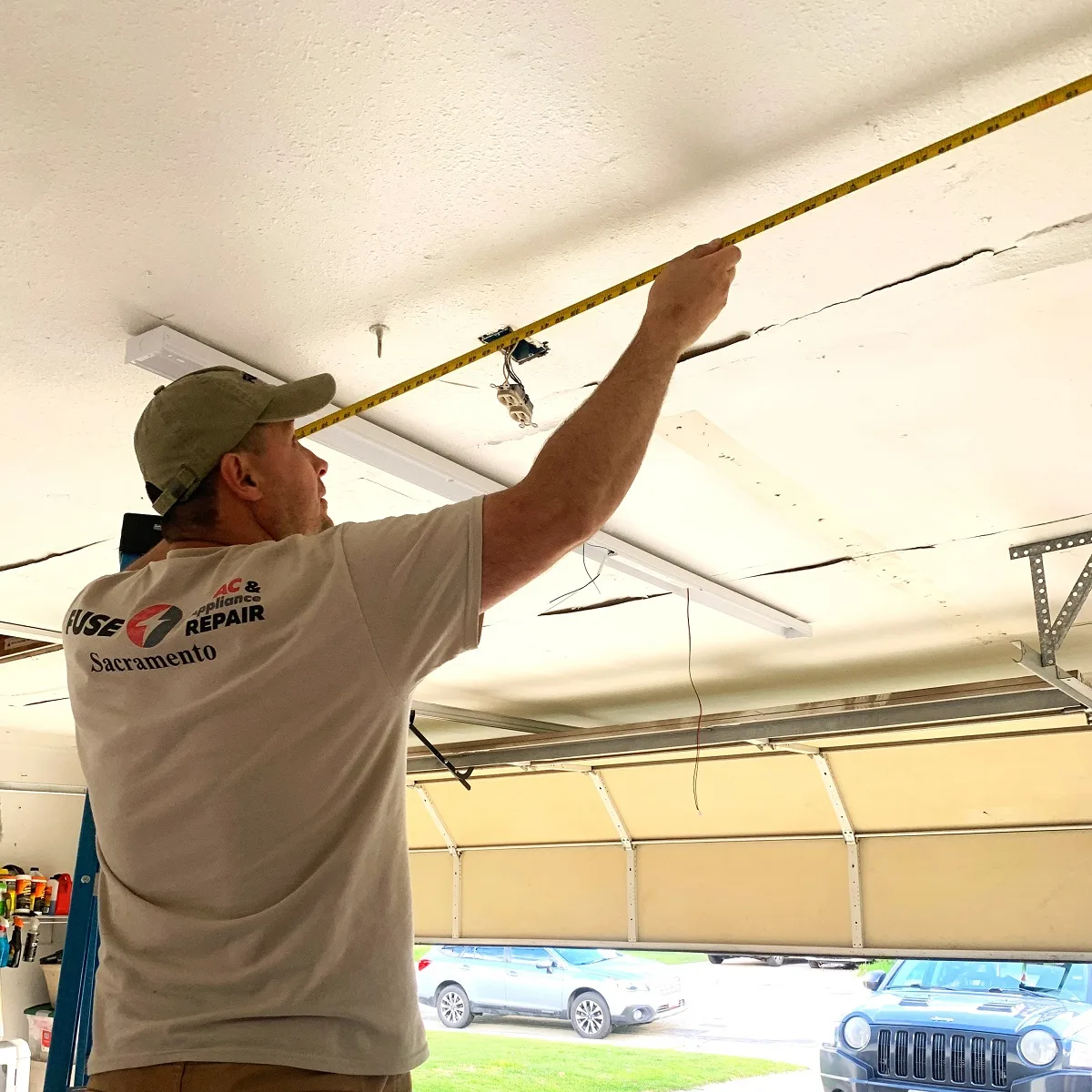 Installation of Line Lights - Fuse HVAC & Electrical Service